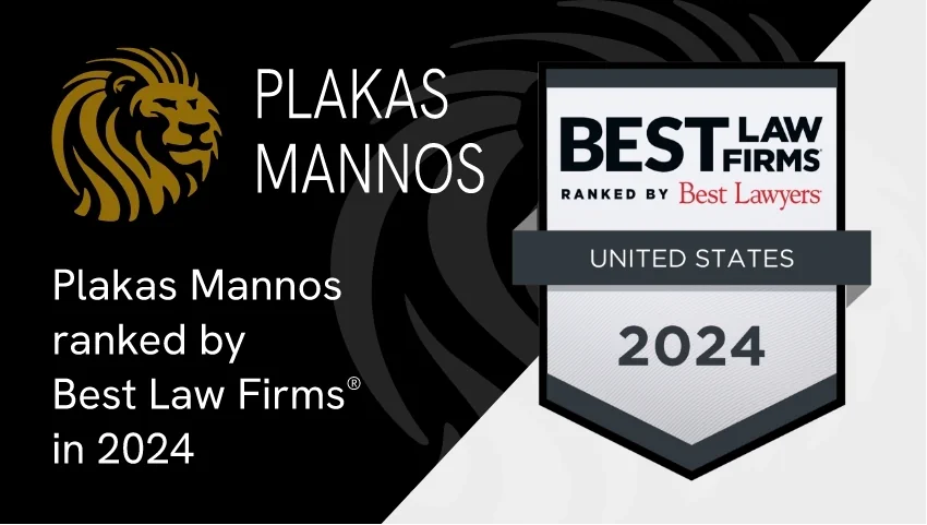 Plakas Mannos Ranked Among Best Law Firms® 2024
